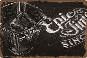 Plechová cedule Jack Daniels IXX Velikost: A4 (30 x 20 cm)