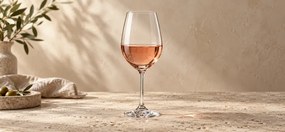 BOHEMIA VIOLA SKLENICE NA ČERVENÉ VÍNO 350ML SADA 6KS