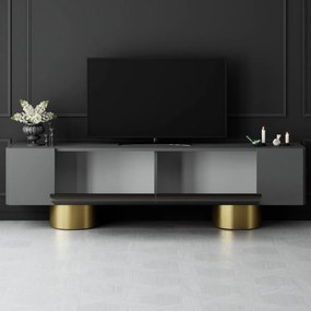Televizní stolek Bohem Anthracite and Gold