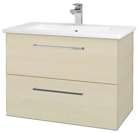 Dřevojas Koupelnová skříň GIO SZZ2 80 Varianta: N01 Bílá lesk / Úchytka T04 / M01 Bílá mat