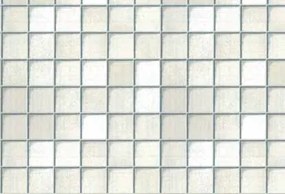 Samolepicí fólie bílá mozaika 45 cm x 2 m, TOSCANA WHITE 11510 / kusová dekrativní samolepící tapeta Venilia / Gekkofix