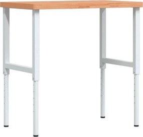 Pracovní stůl 100 x 60 x (73–99,5) cm masivní buk obdélníkový 3309707