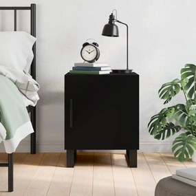 vidaXL Noční stolek 40 x 40 x 50 cm kompozitní dřevo [827624] Barva: Černá