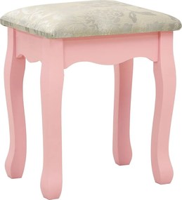 vidaXL Toaletní stolek se stoličkou 100 x 40 x 146 cm pavlovnia [289323] Barva: Šedá