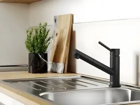 Blanco Dřezová baterie s výsuvnou koncovkou matná černá / Dřezová bate