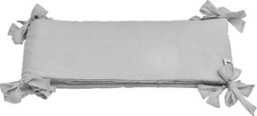 Bellamy Šedý lněný mantinel do postýlky STONE GRAY