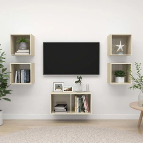 5dílný set TV skříněk dub sonoma kompozitní dřevo 3079604