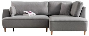 Hanah Home Rohová pohovka FELIX světle šedá pravá 825BLC1372