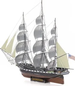Metal Earth 3D puzzle Premium Series: Loď USS Constitution / 135 dílků