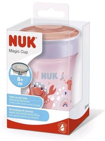 NUK Dětský hrníček Magic s víčkem 360° Modrá