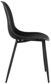 Kondela Jídelní židle, černá, TEGRA TYP 2