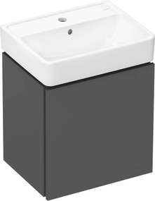 Hansgrohe Xilesa E - Skříňka s umyvadlem, 48x61x39 cm, 1 zásuvka, břidlicová matná šedá 54395760