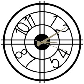 Kovové hodiny Hefaistos, ø 50 cm