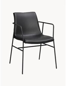 Židle's područkami z imitace kůže Huntingbay, 2 ks