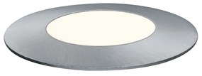 Paulmann 93952 Plug&Shine Mini, zápustné svítidlo do exteriéru 1x2,5W LED 4000K stmívatelné, stříbrná, IP65