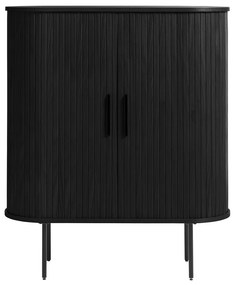 Designová skříňka Vasiliy 118 cm černý dub