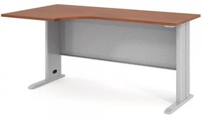Ergonomický stůl Impress 160 x 90 cm, levý / Tmavý ořech