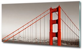 Wallmuralia Foto obraz sklo tvrzené Most San Francisco 100x50