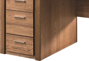Psací stůl s nabíjecí stanicí Velvet II 37 177 cm z masivu dub Rustikal