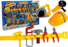 LEAN Toys Sada nářadí pro domácího mistra – opasek s 55 díly