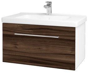 Dřevojas Koupelnová skříň BIG INN SZZ 80 Varianta: D08 Wenge / Úchytka T04 / D08 Wenge