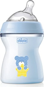 CHICCO Láhev kojenecká Natural Feeling 250 ml 2m+ chlapec