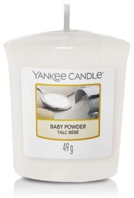 Yankee Candle - votivní svíčka Baby Powder (Dětský pudr) 49g