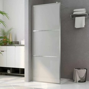 Zástěna do průchozí sprchy celé mléčné ESG sklo 115 x 195 cm 146648