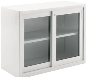 DIEFFEBI - Skříňka s skleněnými posuvnými dveřmi CLASSIC STORAGE, 120x45x88 cm