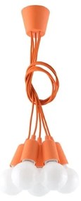 Oranžové závěsné svítidlo ø 25 cm Rene – Nice Lamps