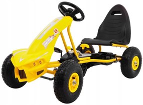 RKToys Dětská motokára Gokart Champion Žlutá