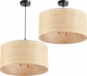 Závěsná Stropní Lampa Ratan 40 CM Ratanová Boho Polsko Lampa E27