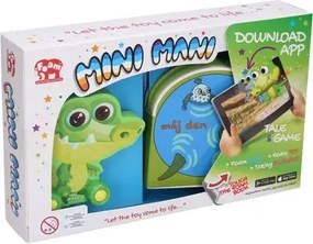 Mini Mani Krokodýl / Interaktivní hračka / pěna a plast / kniha s apli
