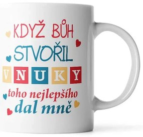 Sablio Hrnek Když Bůh stvořil vnuky - 890 ml - XXL