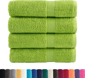 Premium ručníky SOLUND 4 jablkově zelené 50x100cm 600 g/m² 137498