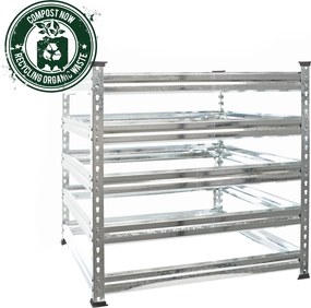 Kompostér Wiltec – 90 × 90 × 90 cm, 720 l (61967)