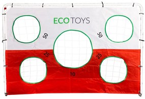 Tréninková fotbalová branka s terčem OLA Ecotoys 180x122cm