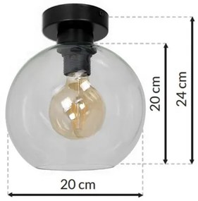 Stropní svítidlo SOFIA 1xE27/60W/230V čirá