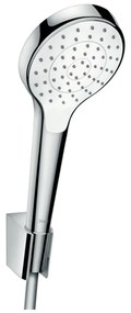 Hansgrohe Croma Select S - Sada se sprchovým držákem 1jet se sprchovou hadicí 125 cm, bílá / chrom 26420400
