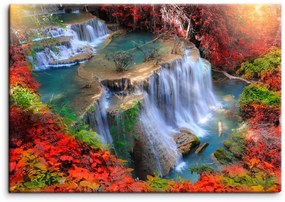 Malvis ® Obraz Thajský vodopád Velikost: 90x60 cm