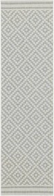 Šedý  koberec Granton Diamond Grey Rozměry: 80x150 cm