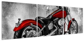 Obraz motorky (150x50 cm)