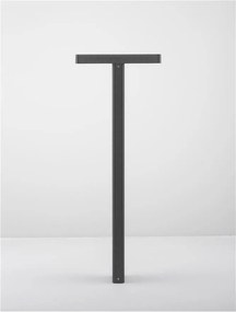 NV 9492780 Venkovní sloupkové svítidlo POET antracitový hliník a čiré sklo LED 16W 3000K 220-240V 90st. IP65 - NOVA LUCE