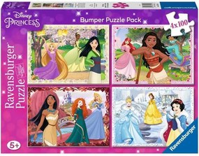 Ravensburger puzzle disney: princezny 4x100 dílků
