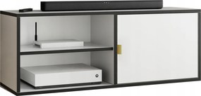 TV skříňka LUNO 2 otevřenáTV skříňka bílý
