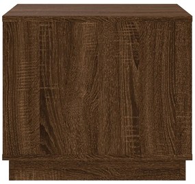 Konferenční stolek hnědý dub 51 x 50 x 44 cm kompozitní dřevo
