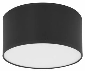 TK LIGHTING Stropní svítidlo - RONDO 3334, Ø 30 cm, 230V/15W/1xE27, černá/bílá