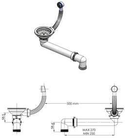 vidaXL Marketos Žulový kuchyňský dřez jednoduchý béžový