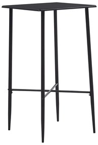 Barový stůl černý 60 x 60 x 111 cm MDF 281549