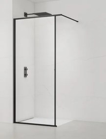 Sprchová zástěna SAT Walk-In se stírací lištou 120 cm SATWISL120C